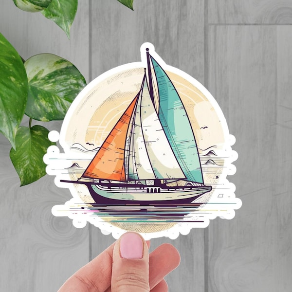 Sailboat Sticker - Etsy