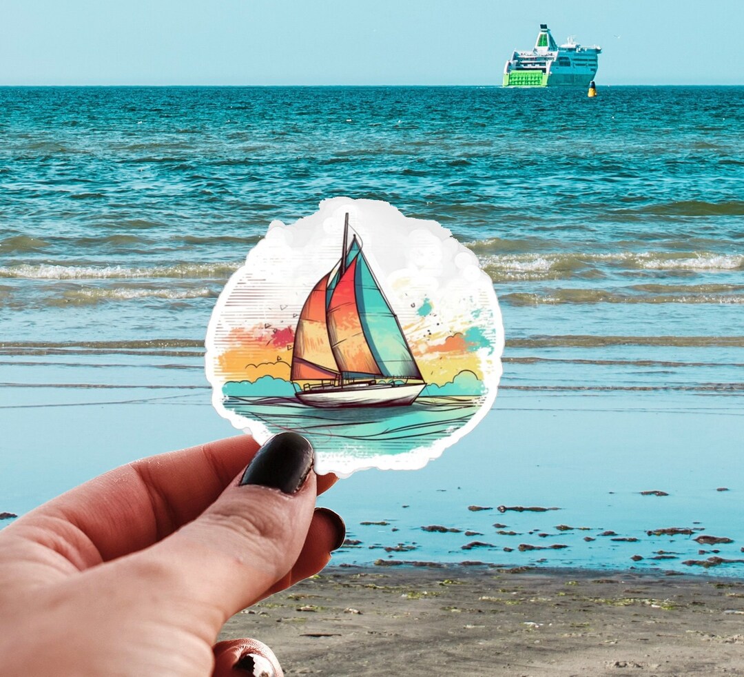 Nautical Sticker, Sailing Decal, Cruise Sticker, Boat Life, Sailing ...