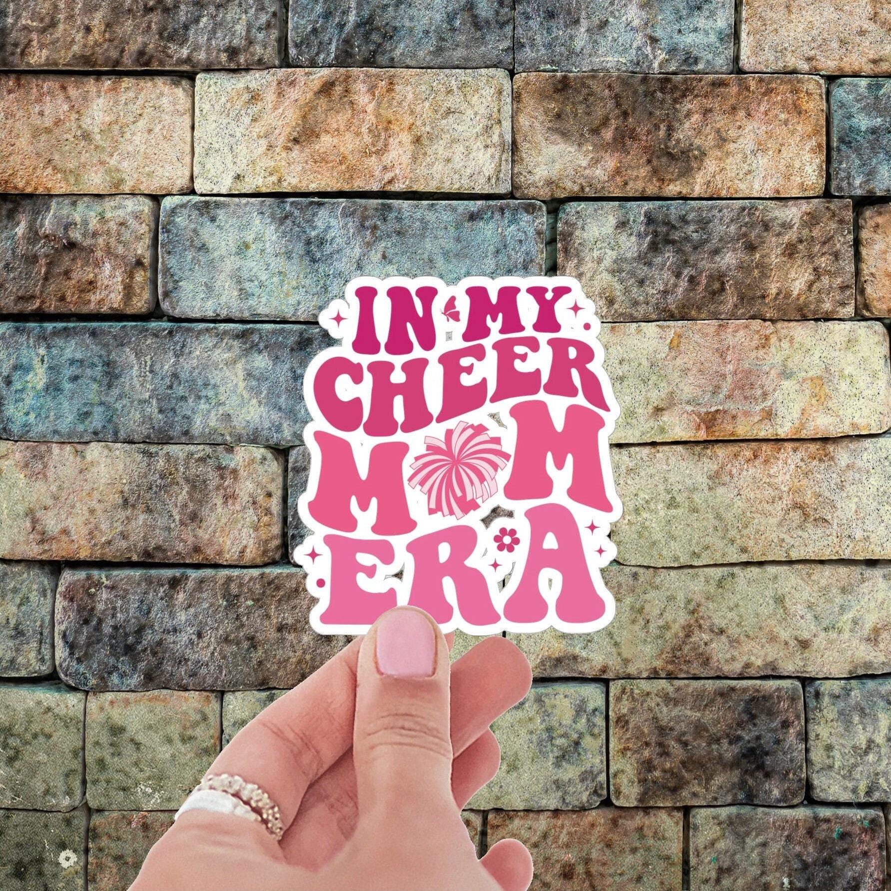 In My Cheer Mom Era Sticker, Cheer Mom Era Decal, Cheer Mom Sticker - Etsy