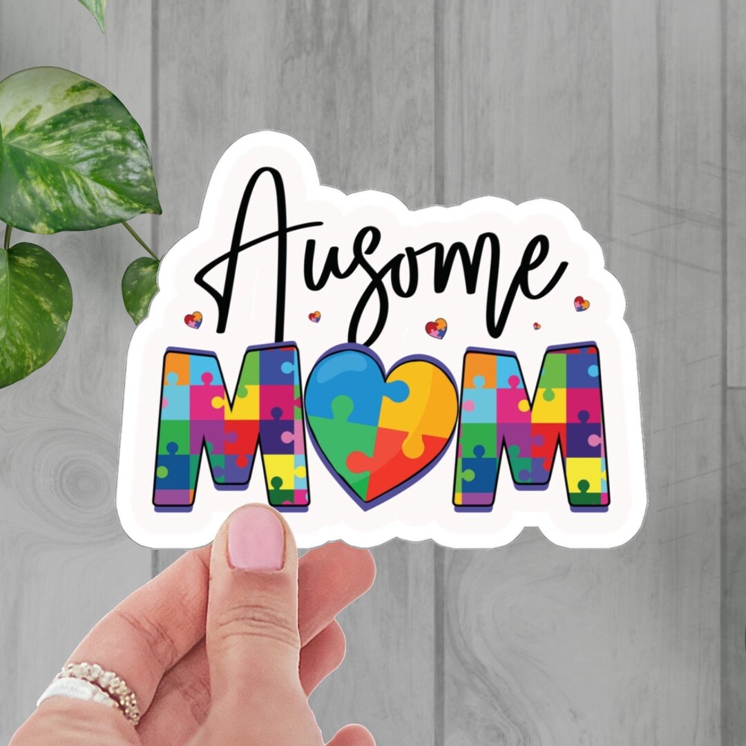 Autism Mom, Autism Sticker, Autism Decal, Autistic, Autism Puzzle Decal ...