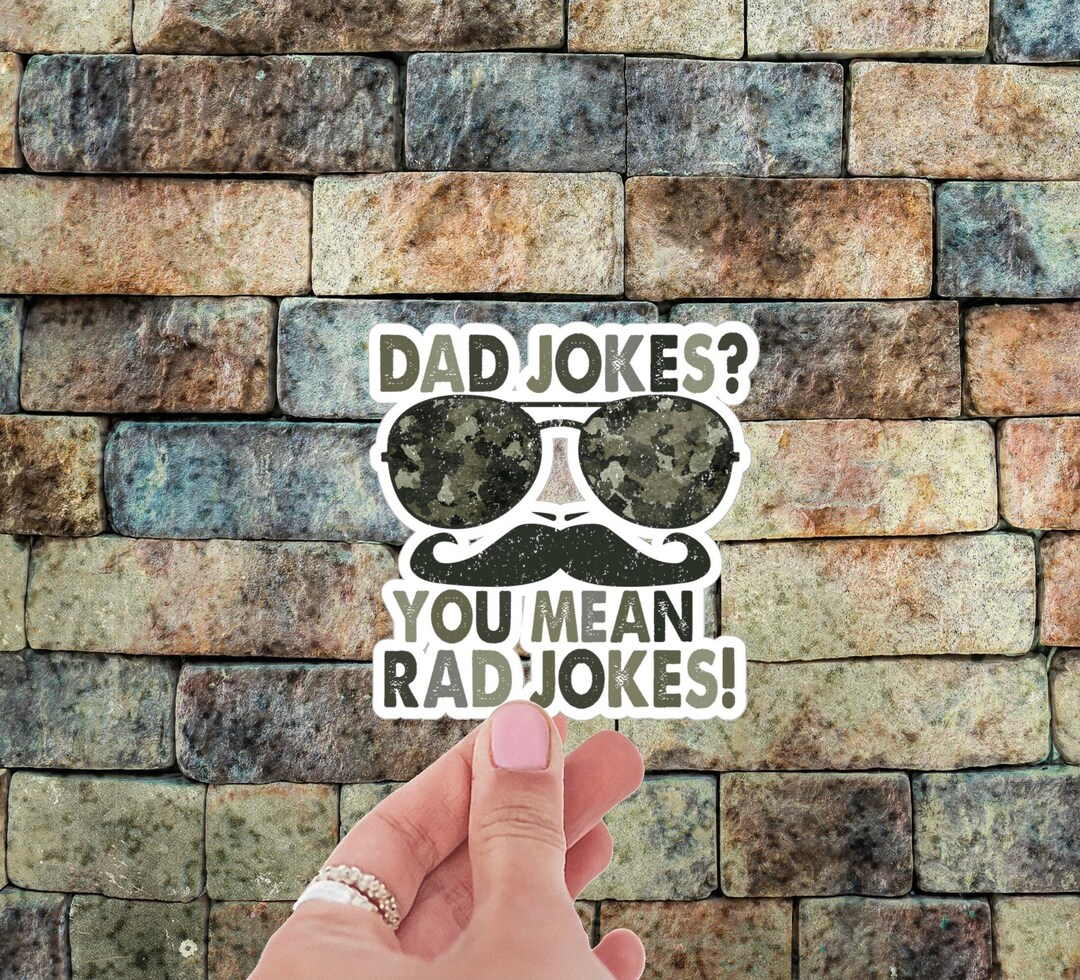 Dad Jokes Rad Jokes Vinyl Decal Sticker - Etsy