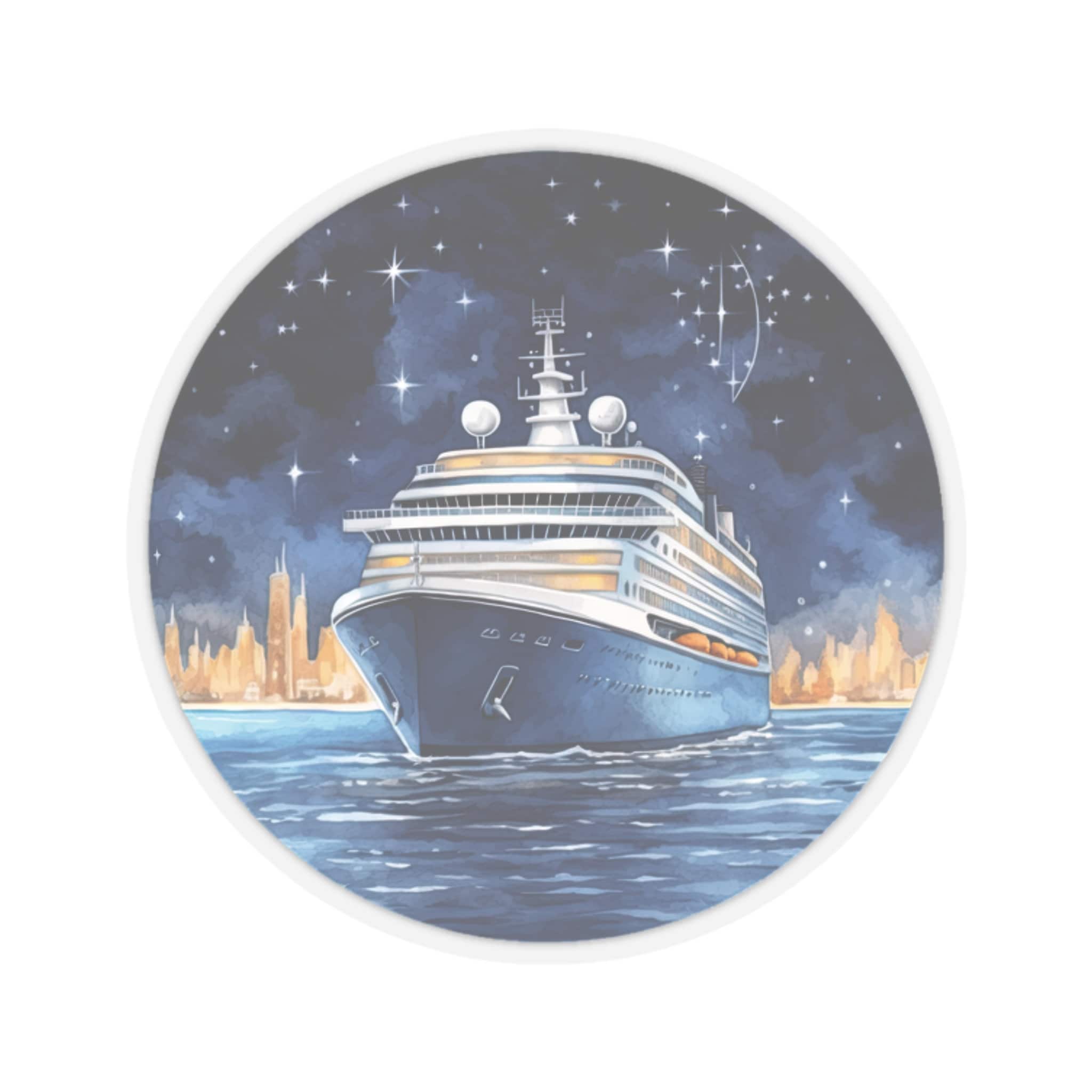 Cruise Ship Sticker, Cruise Ship Decal, Cruise Sticker, Cruise Decal ...