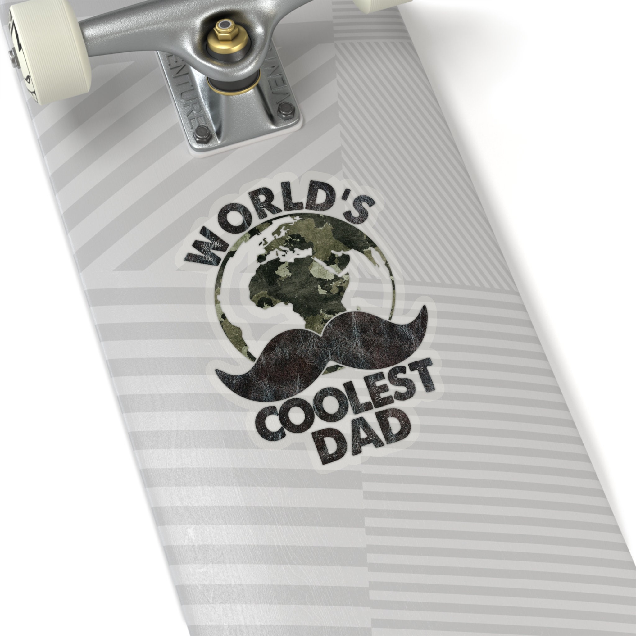 World's Coolest Dad Vinyl Decal Sticker - Etsy