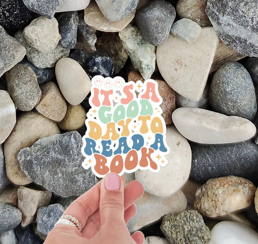 Read a Book Bookworm Vinyl Decal Sticker, Sticker for Kindle iPad ...
