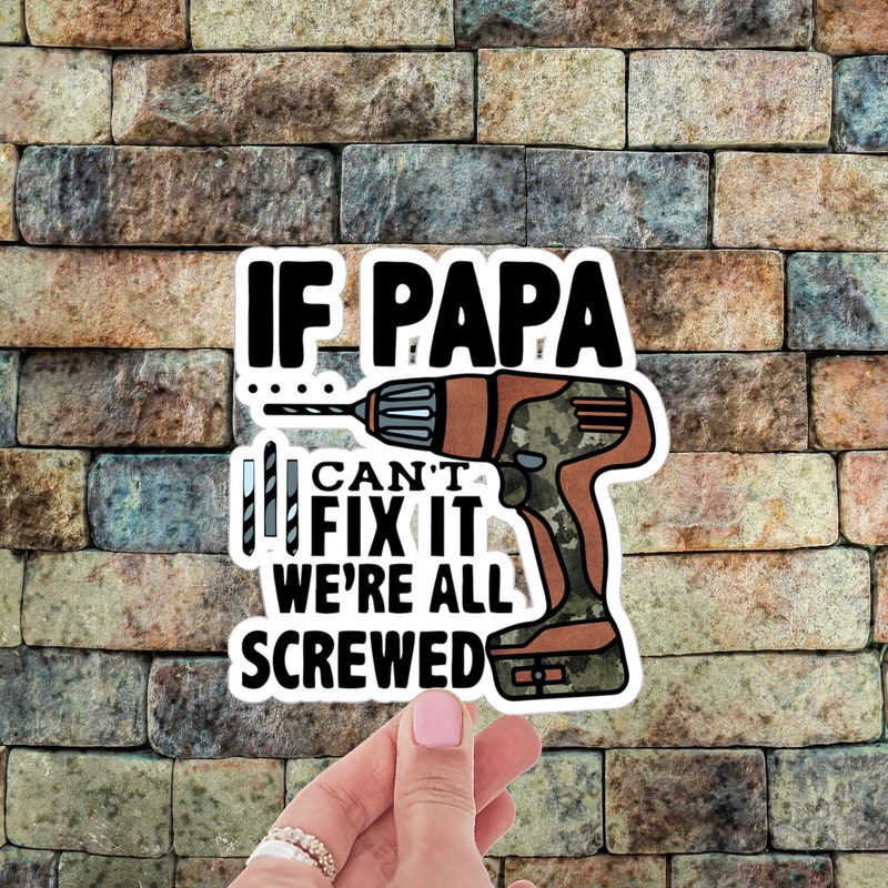 Papa Bear Sticker - Etsy