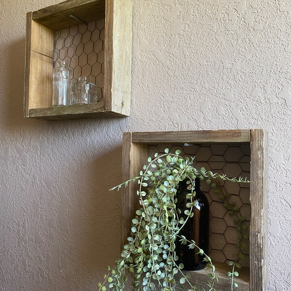 Chicken Wire Shelves - Etsy