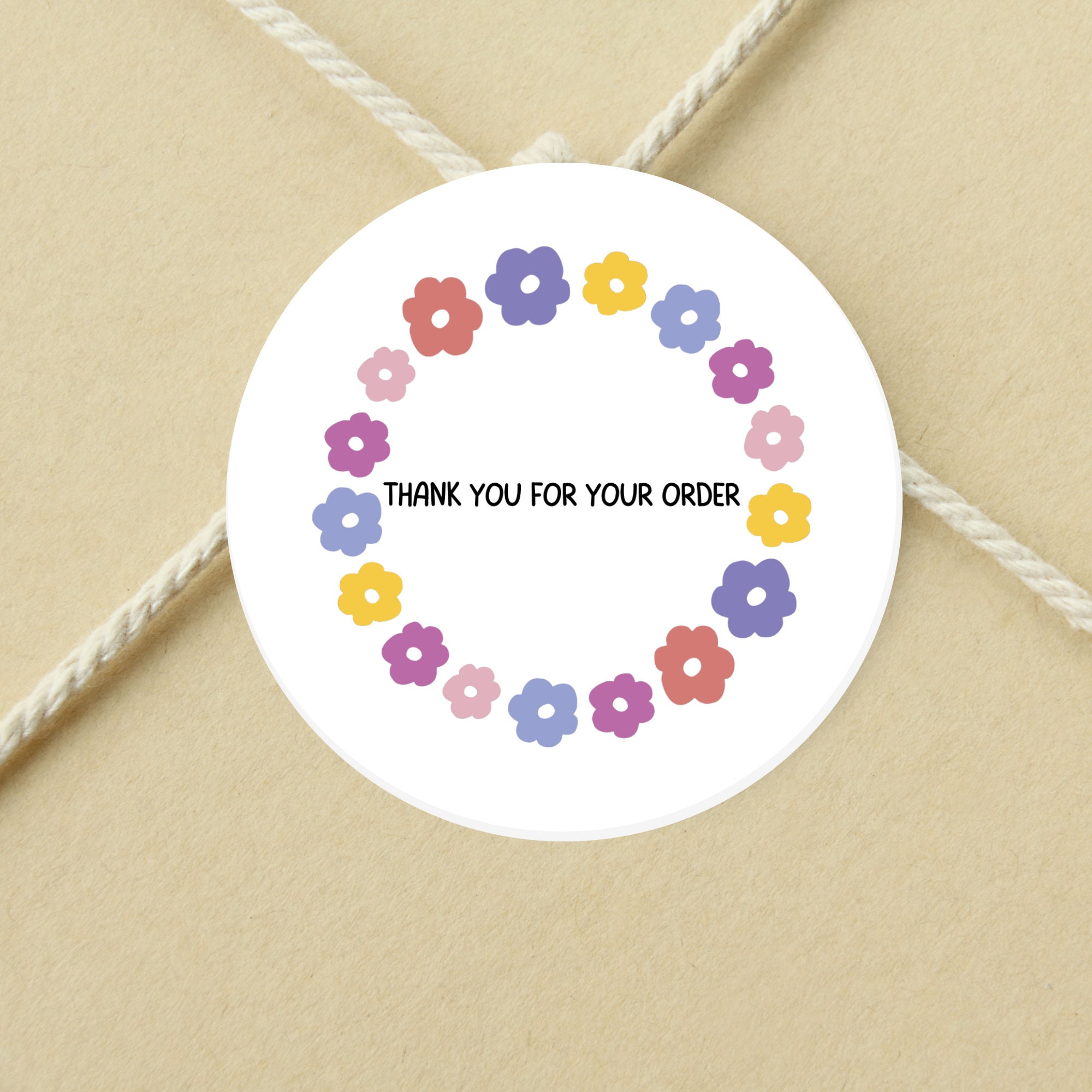 Small Business Thank You Labels, Bakery Labels, Thank You Labels ...