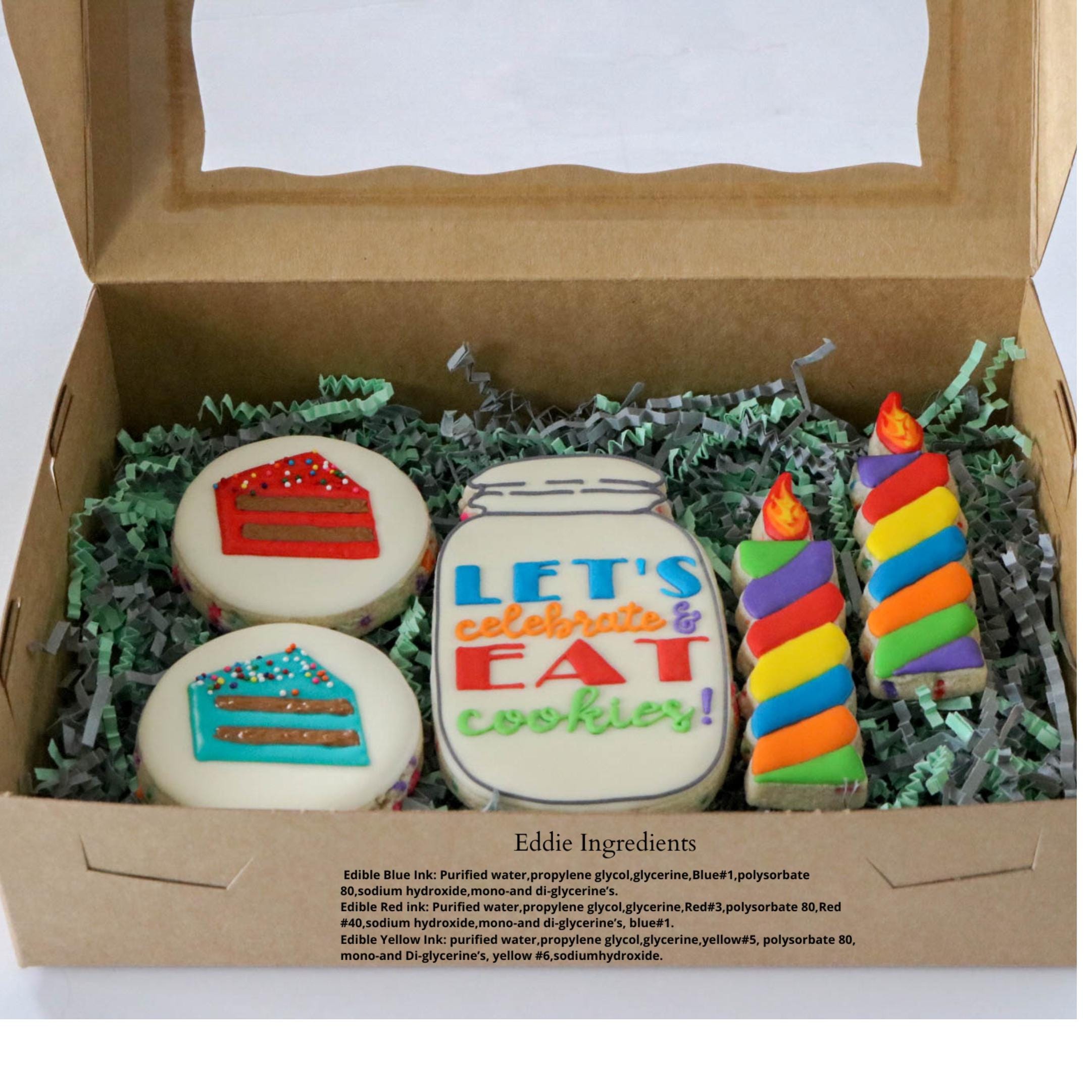 Eddie Printer Ingredient Digital Label for Your Printed Cookies - Etsy