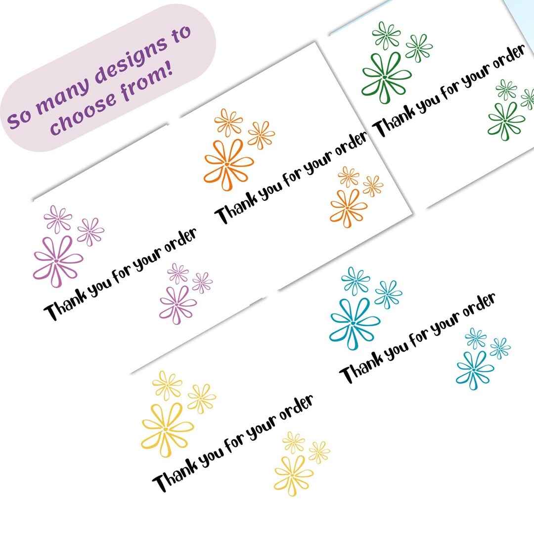 Small Business Thank You Labels, Bakery Labels, Thank You Labels ...