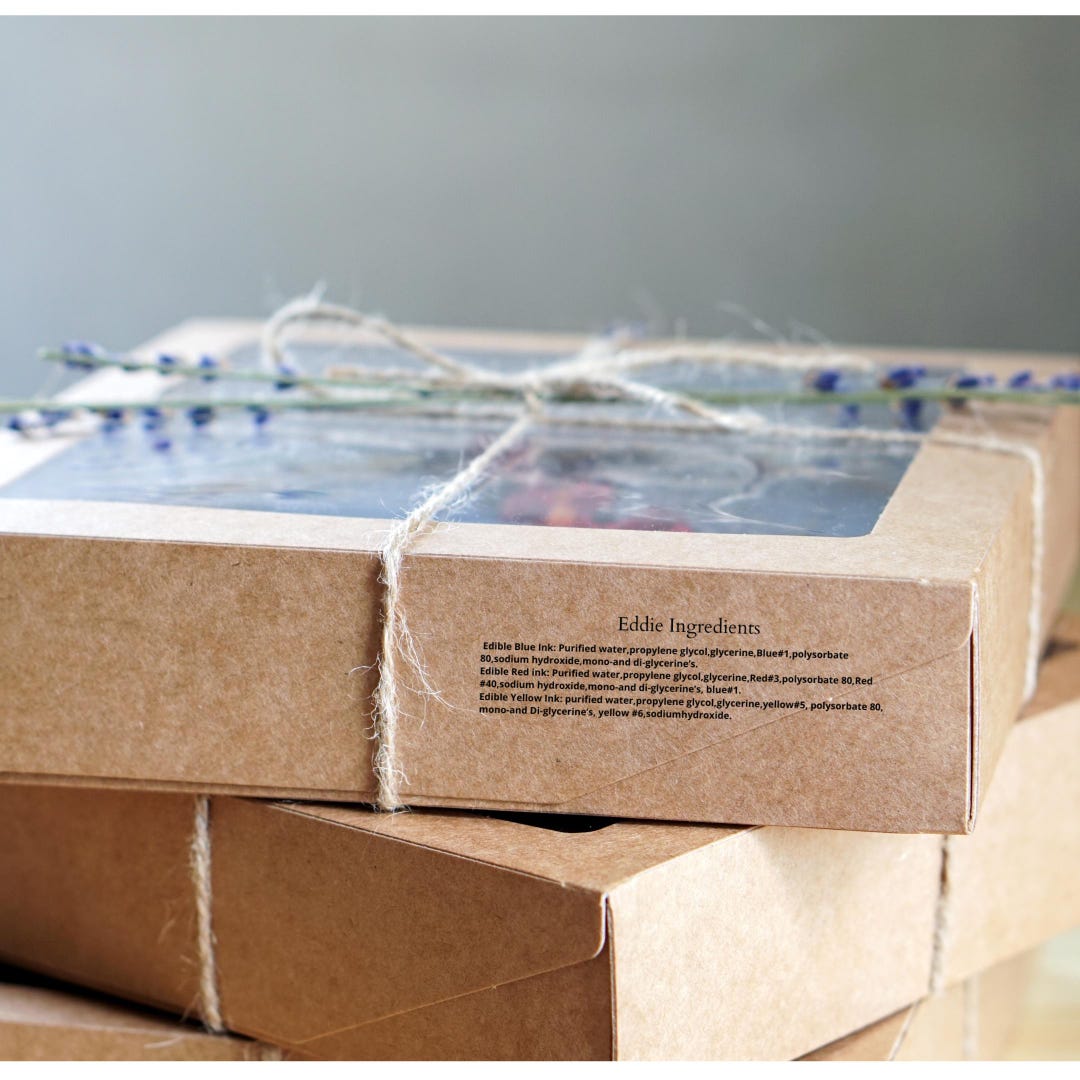 Eddie Printer Ingredient Digital Label for Your Printed Cookies - Etsy