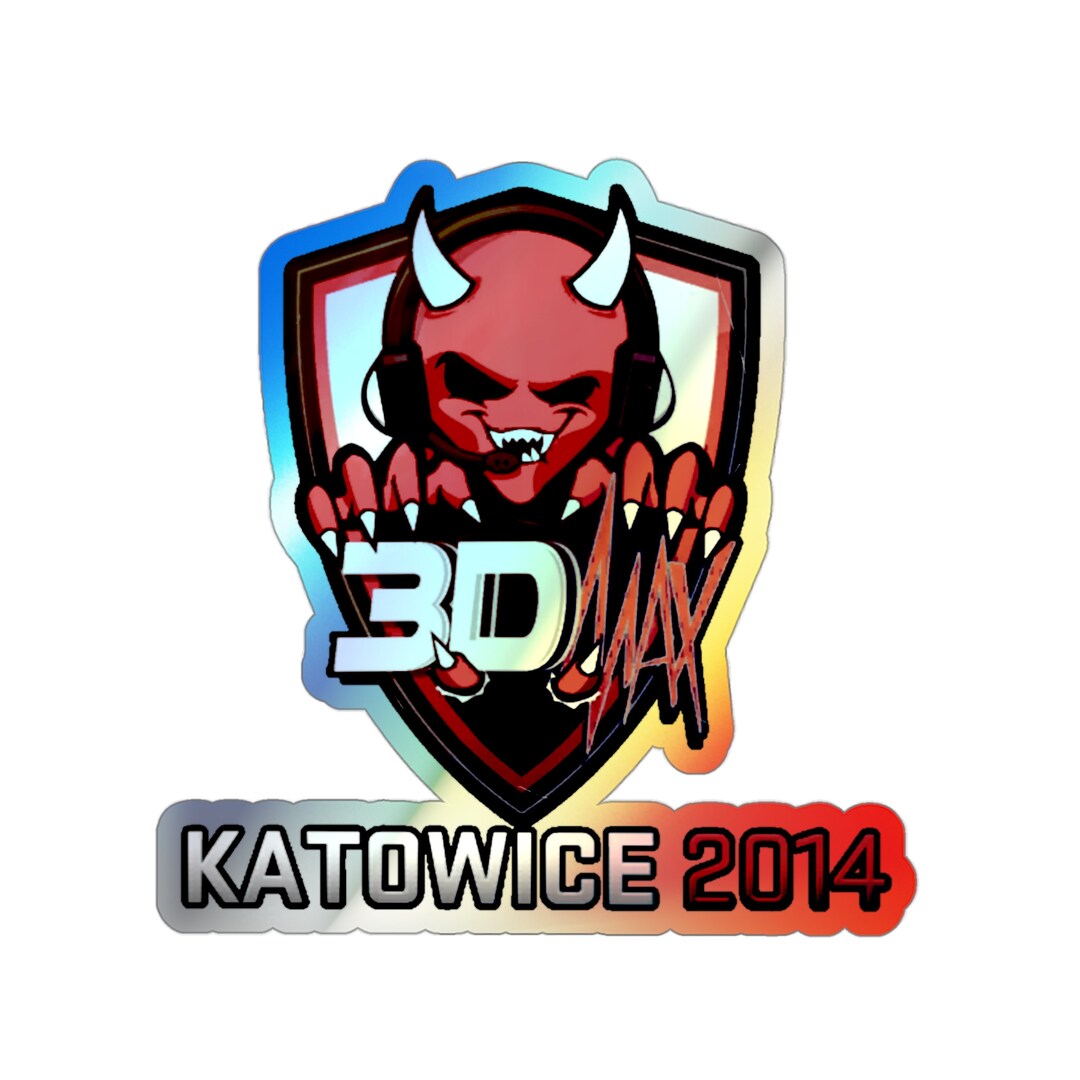 CS:GO & CS2 Holographic Sticker - 3DMAX Holo Katowice 2014 - Etsy