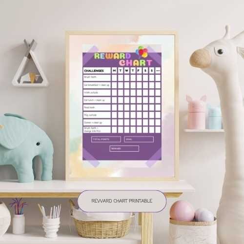 Cute and Fun Reward Chart for Kids! (4 Sizes Available) - Etsy