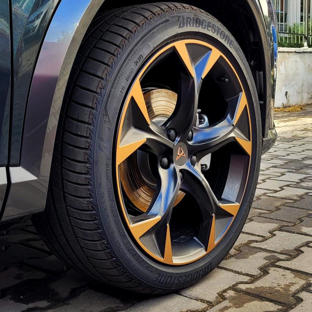 Cupra Formentor Rim Vinyl Wrap Sticker 19" Compatible With Code ...
