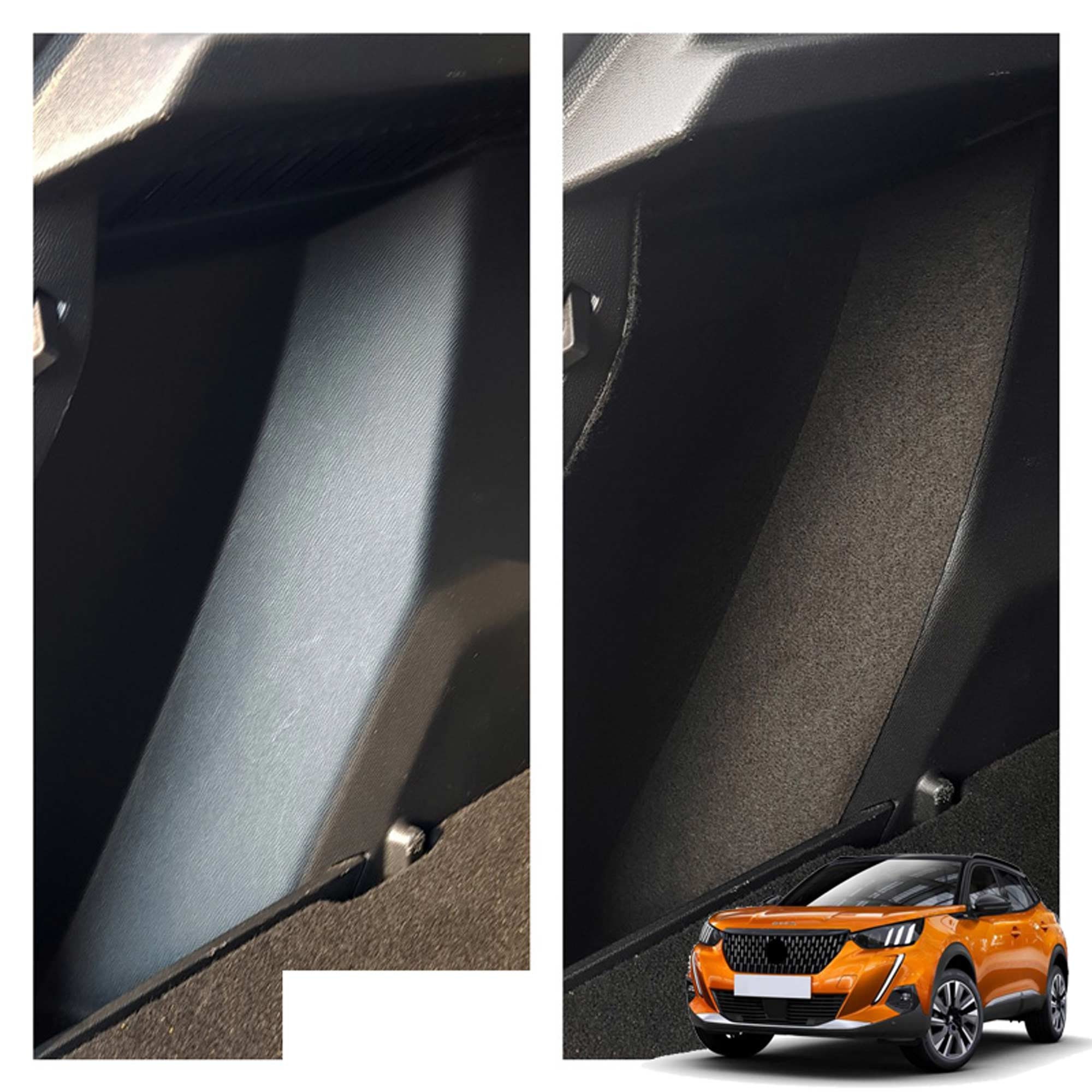 Baggage Comfort Set for Peugeot 2008 Baggage Storage Compartments Anti vibration Sound Insulation Coating insulation Felt self adhesive Fit Etsy