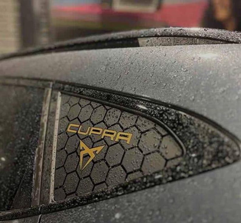 Cupra Formentor Compatible Butterfly Glass Decal Custom Honey Honeycomb ...