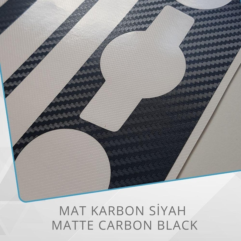 Peugeot 308 Interior Vinyl Trim Kit: Matte/gloss Carbon Fiber, Brushed ...