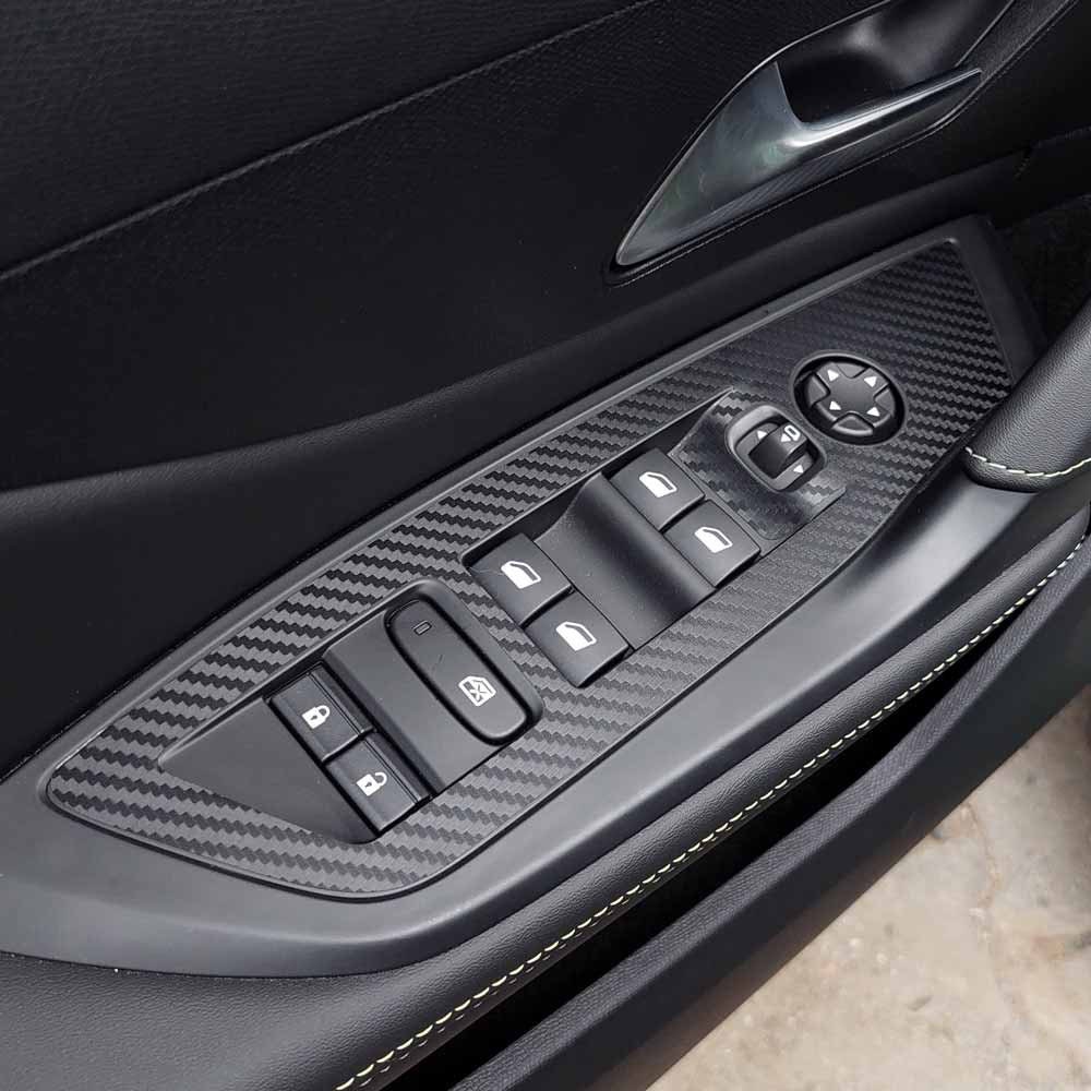 Peugeot 308 Interior Vinyl Trim Kit: Matte/gloss Carbon Fiber, Brushed ...