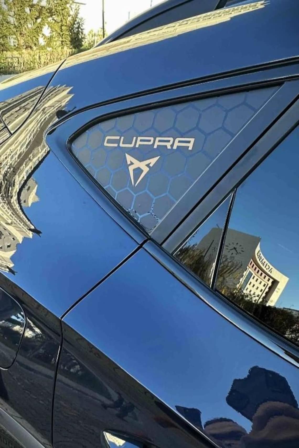 Cupra Formentor Butterfly Window Compatible Honeycomb Pattern Copper ...