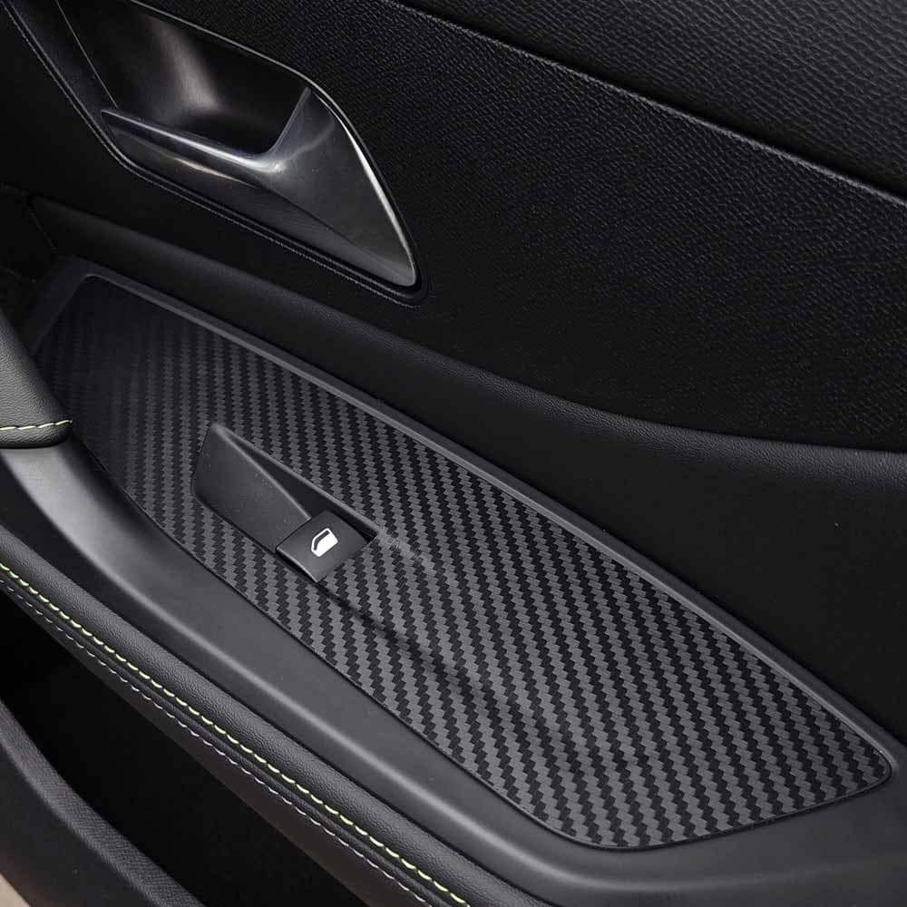 Peugeot 308 Interior Vinyl Trim Kit: Matte/gloss Carbon Fiber, Brushed ...