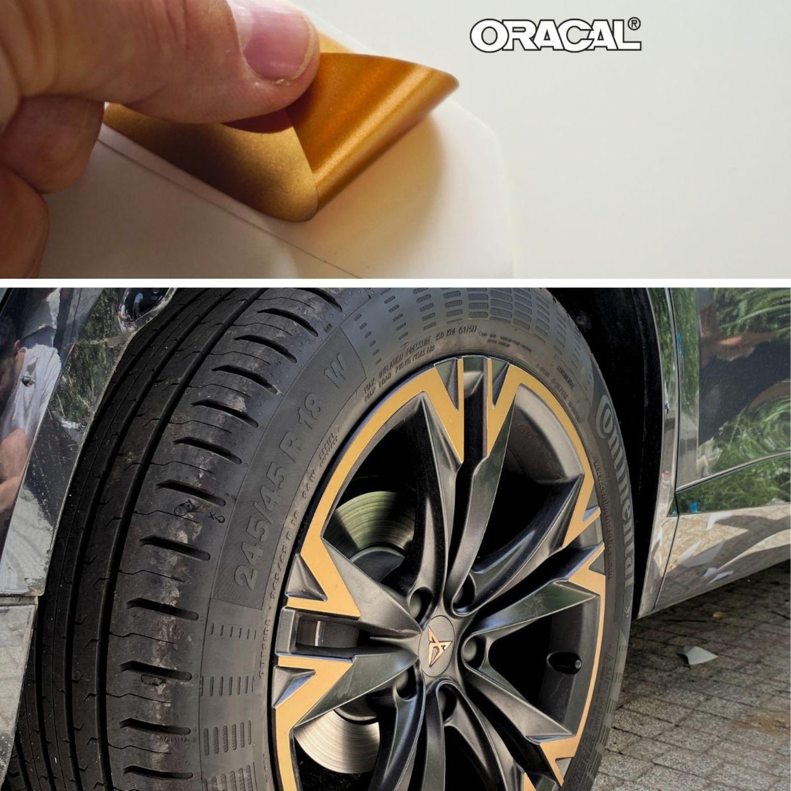 Cupra Formentor Rim Wrap Sticker Set - SONORA 18'' Compatible - Durable ...