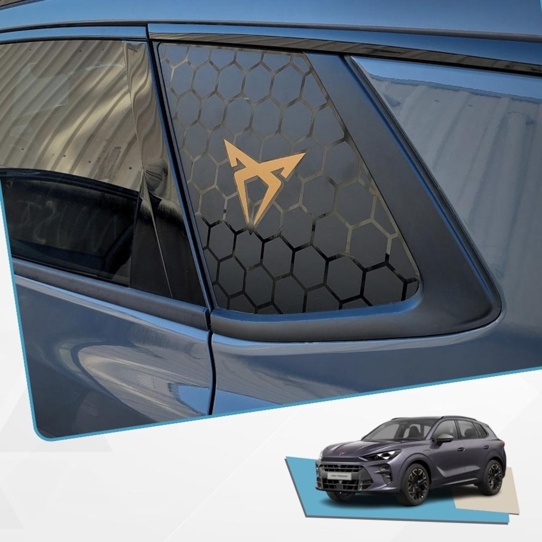 Cupra Terramar Butterfly Window Compatible Honeycomb Pattern Copper ...