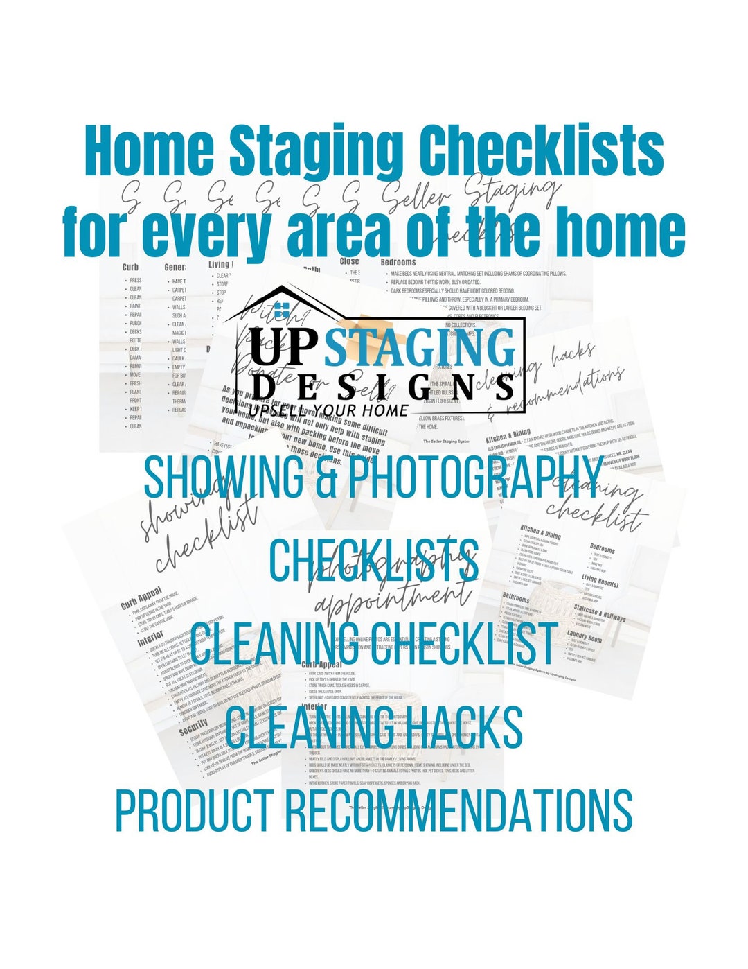 Home Staging Checklist (12 Pgs) - Etsy