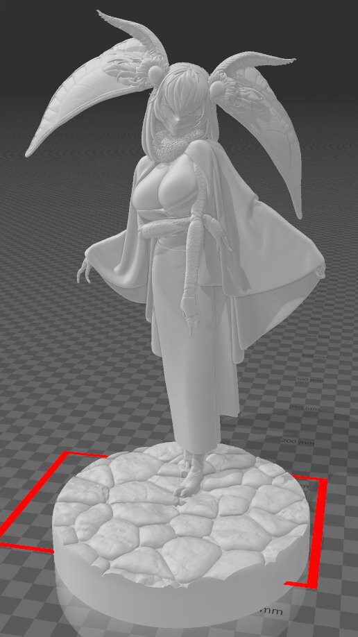 Figure Moth Girl Shiragasane 1/7 Scale Garage Kit Resin - Etsy