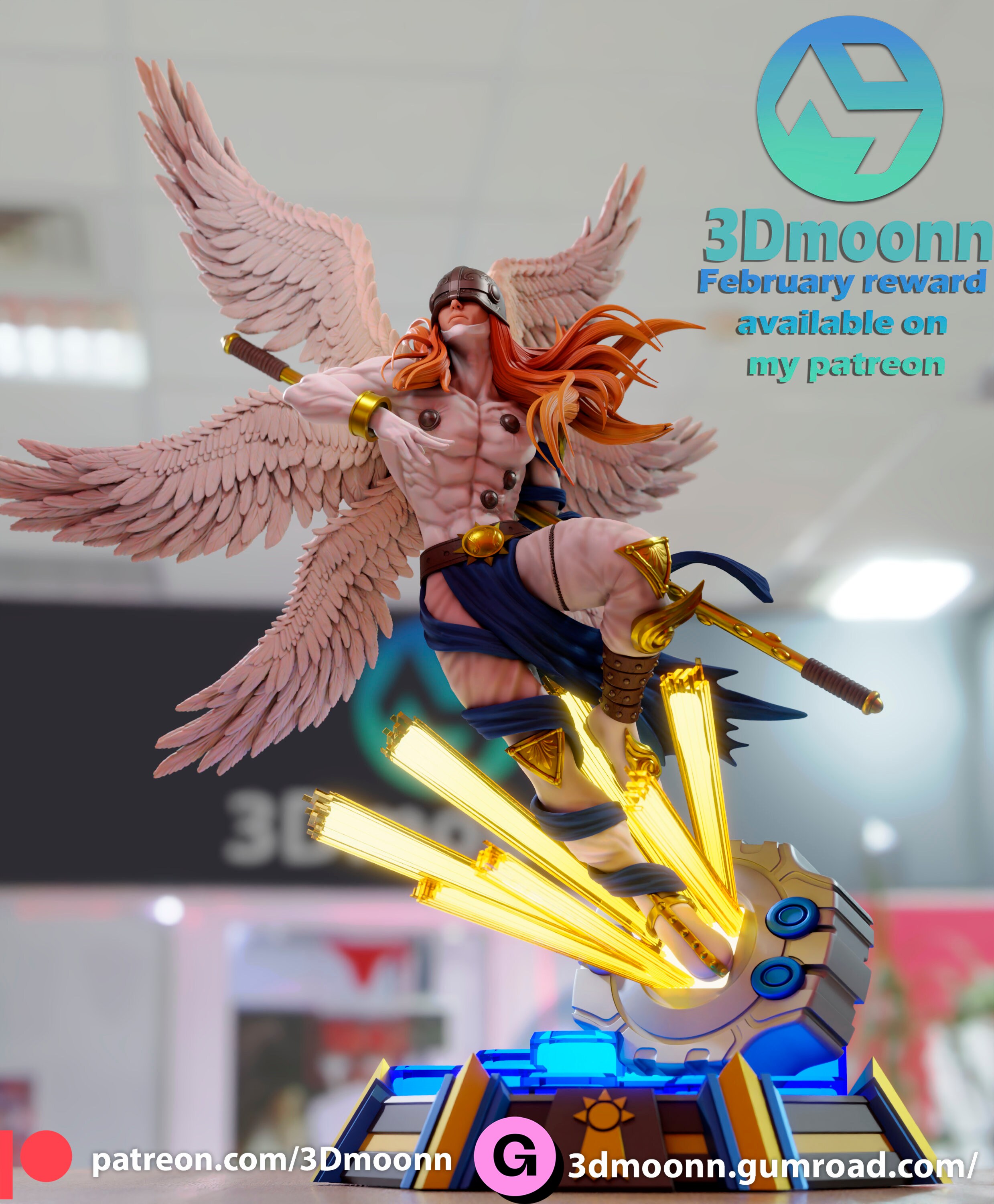 Figure Angemon Digimon Adventure 1/8 Scale Garage Kit Resin - Etsy