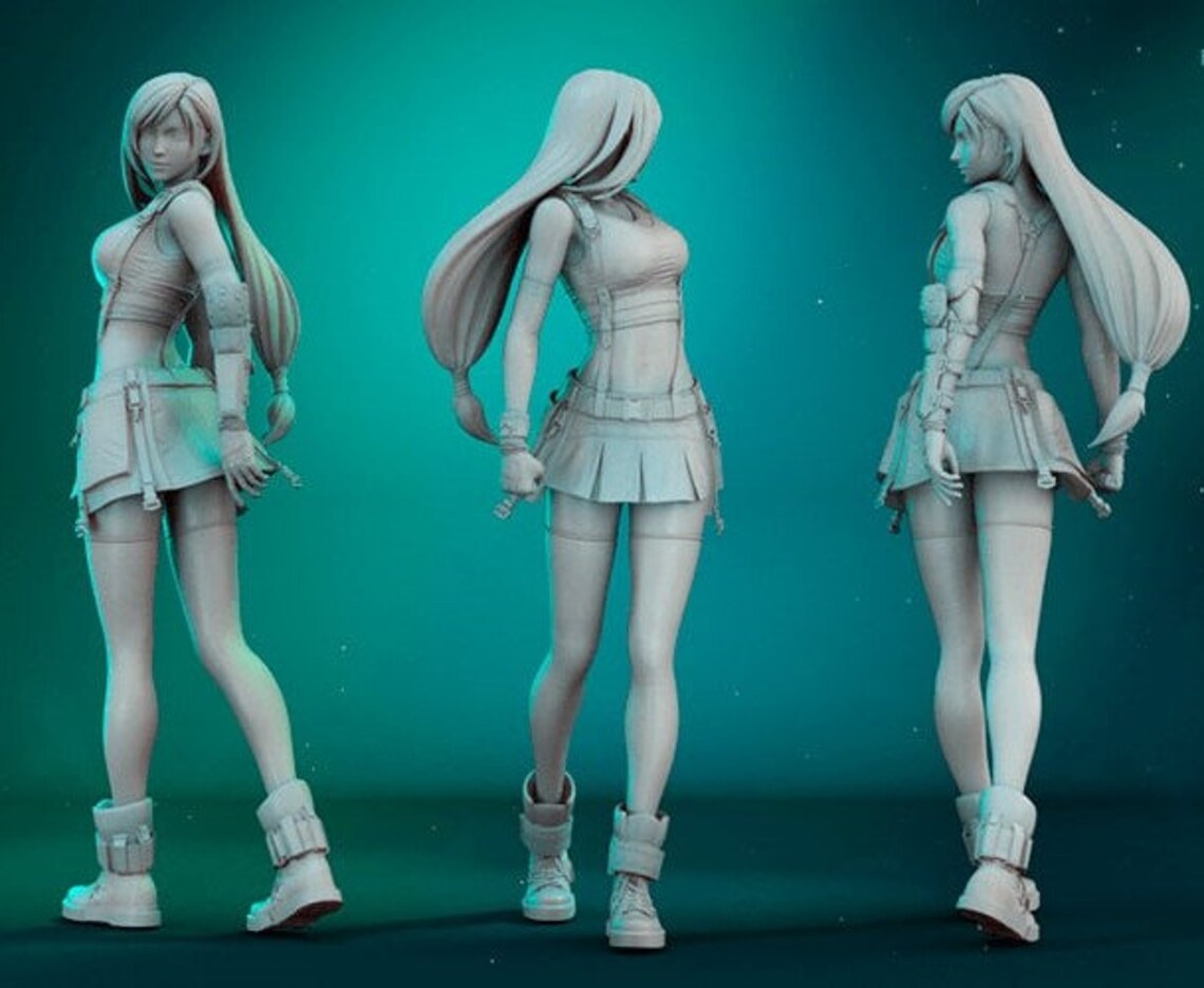 Figure Tifa Lockhart Final Fantasy VII 1/6 Scale Garage Kit Resin - Etsy