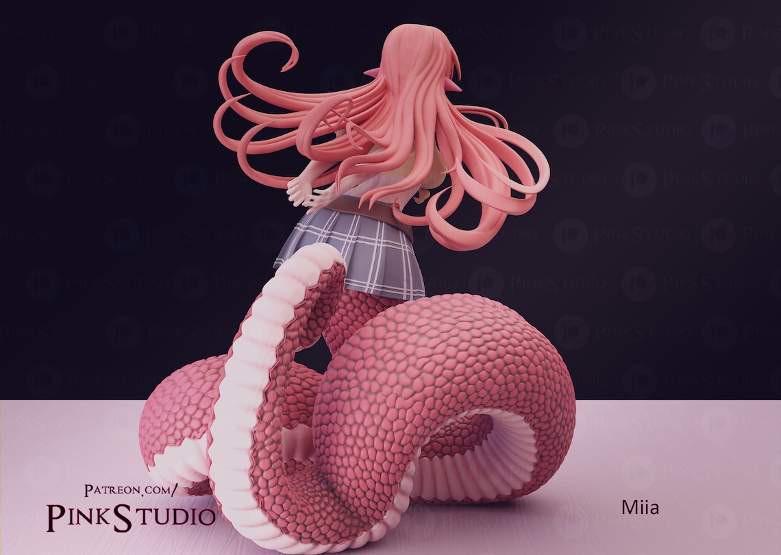 Figure Miia Monster Musume No Iru Nichijou 1/7 Scale Garage Kit Resin ...
