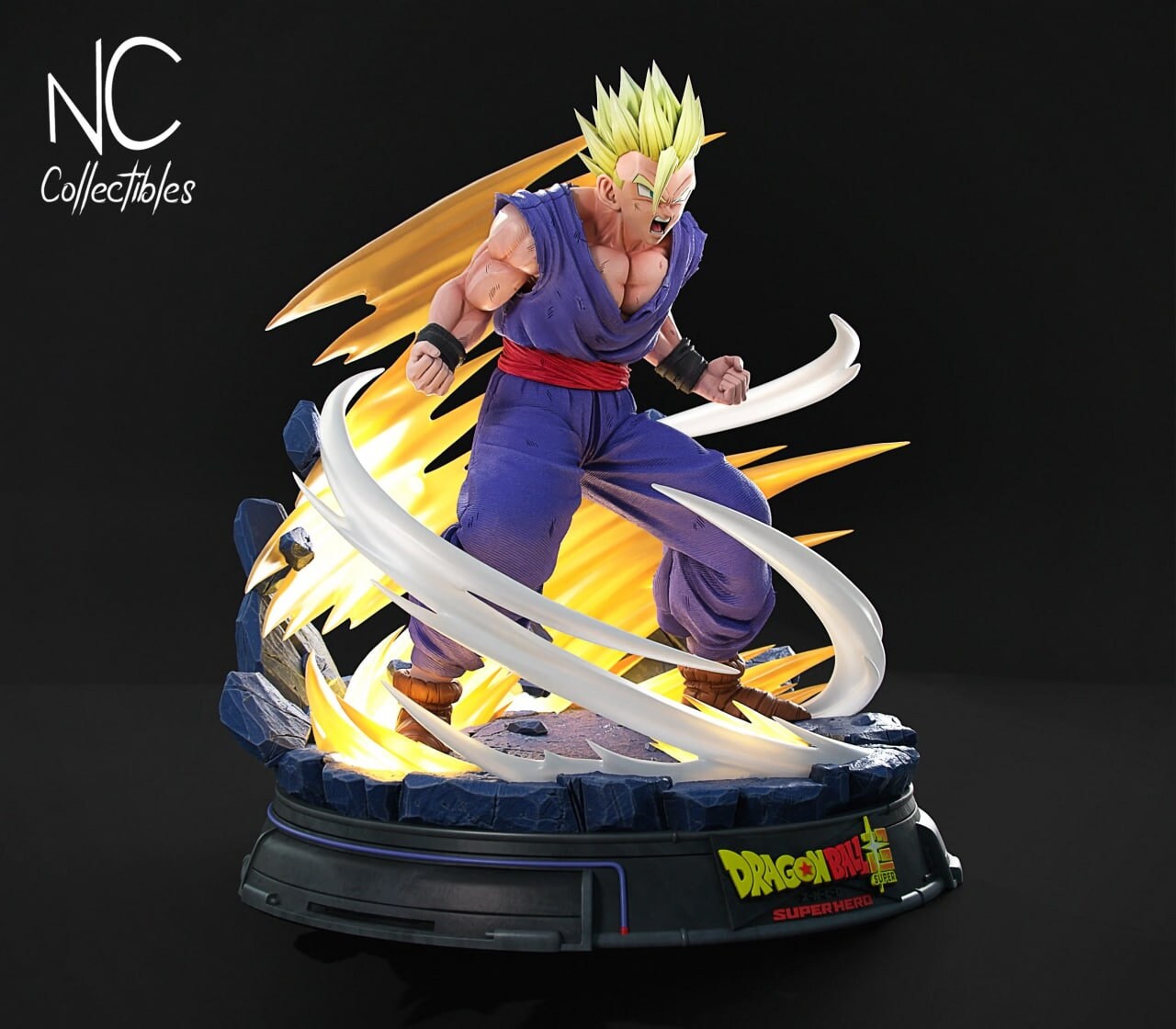 Figure Gohan Dragon Ball Super: Super Hero 1/7 Scale - Etsy