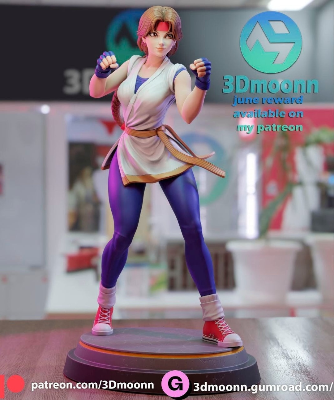 Figure Yuri Sakazaki the King of Fighters 280mm 1/6 Scale Garage Kit ...