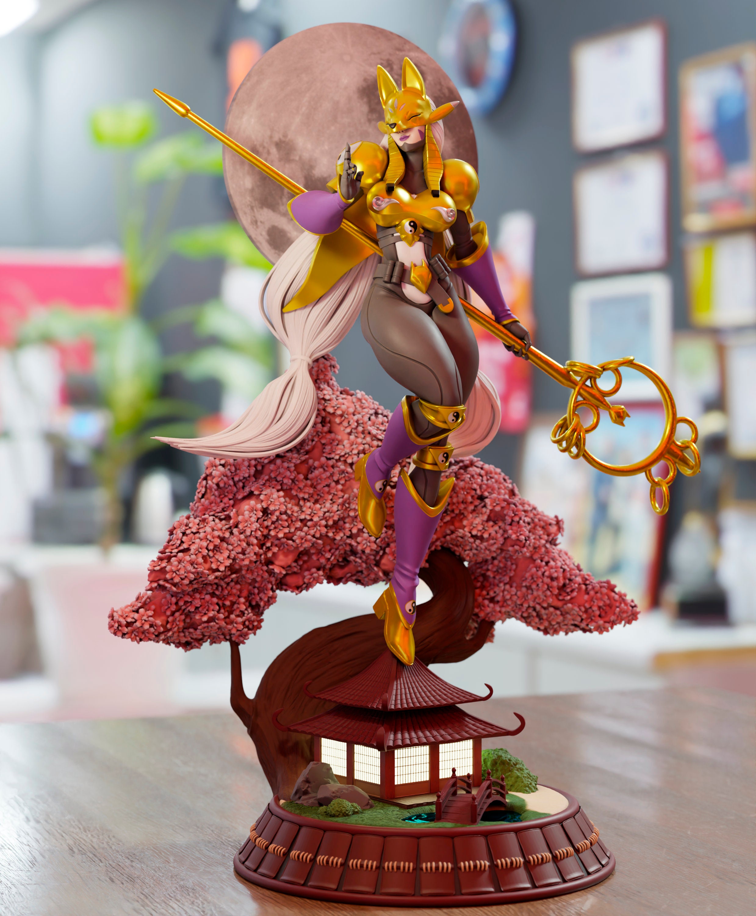 Figure Sakuyamon Digimon 1/6 Scale Garage Kit Resin - Etsy