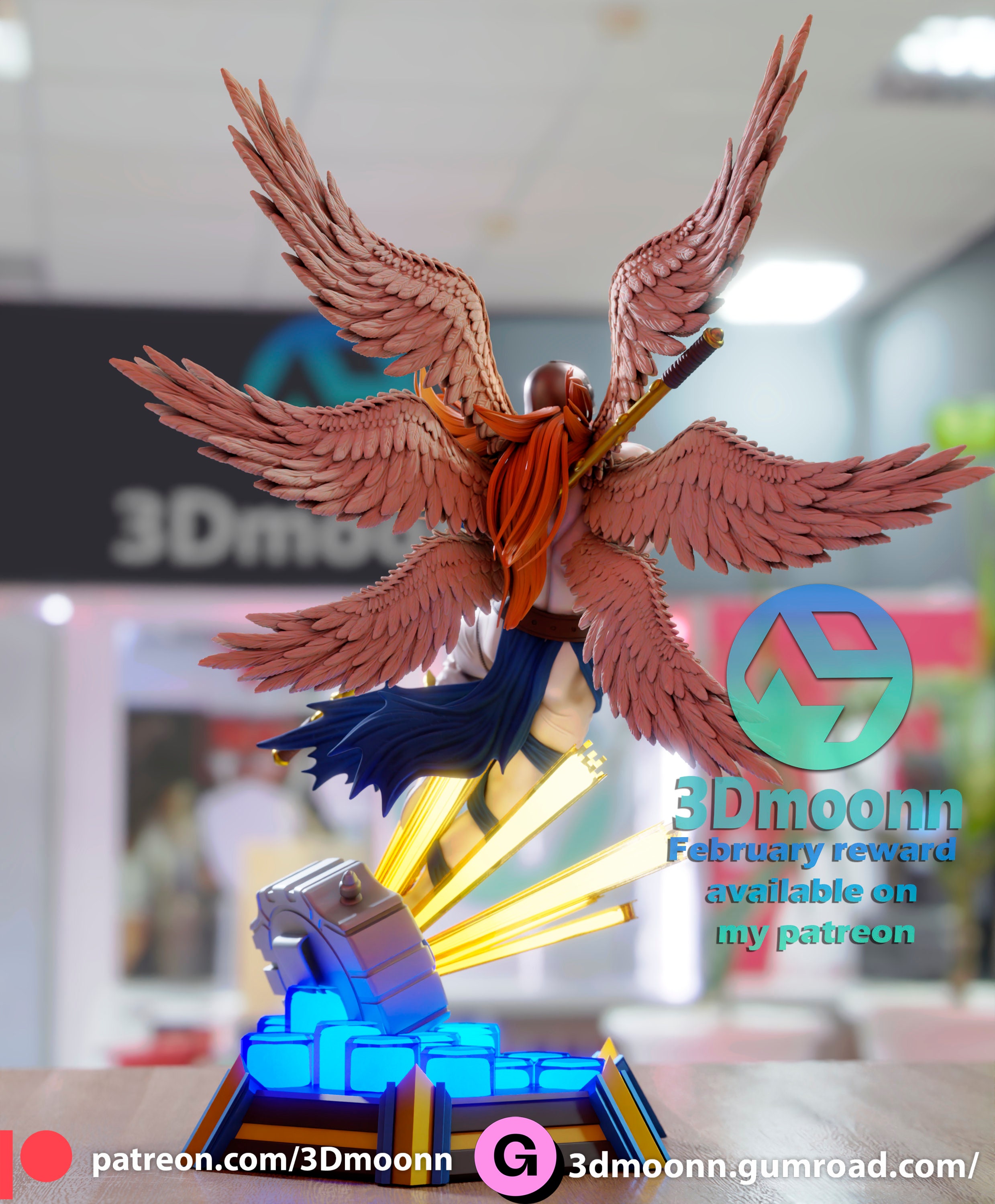 Figure Angemon Digimon Adventure 1/8 Scale Garage Kit Resin - Etsy