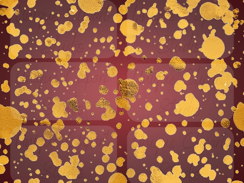 Gold Glitter Splatter Overlays PNG Transparent Background - Etsy