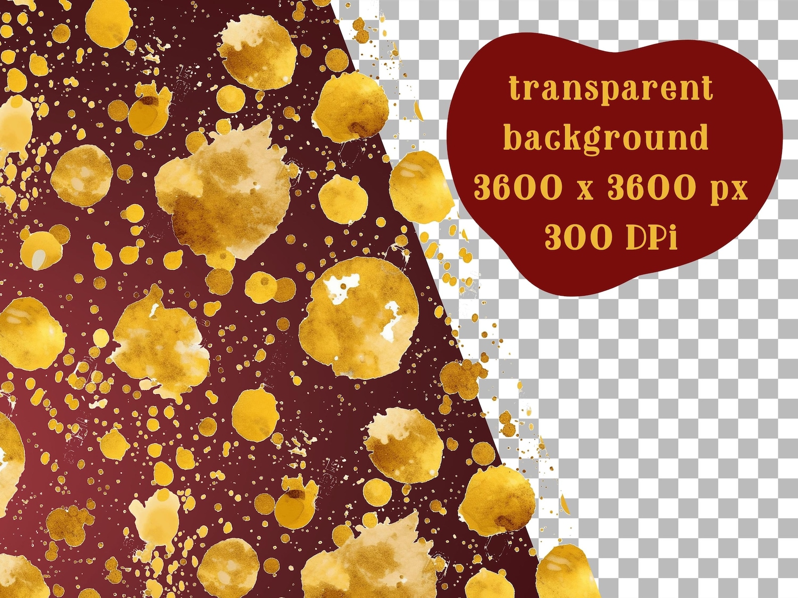 Gold Glitter Splatter Overlays | PNG Transparent Background With Free ...