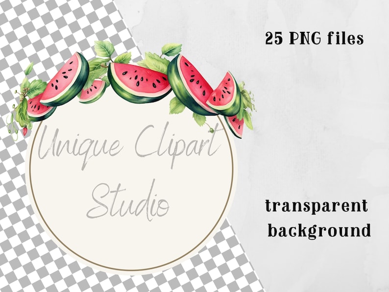 Summer Fruits Borders & Frames Clipart Bundle | PNG Instant Download ...
