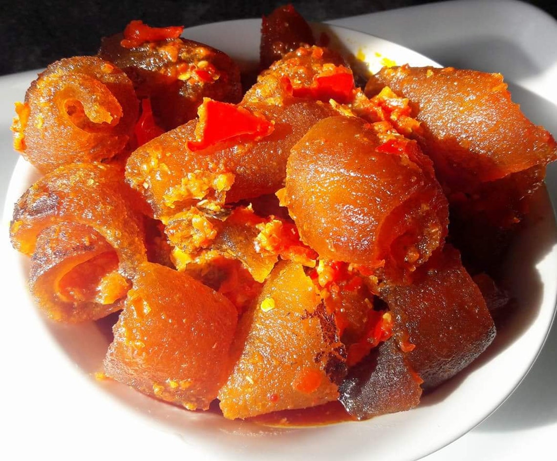 5 Pieces Dried Ijebu Ponmo (cow Skin ) - Etsy