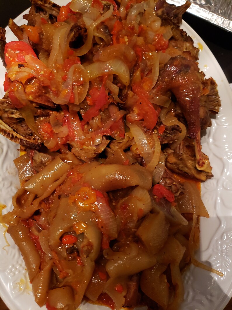 10 Pieces Dried Ijebu Ponmo cow Skin - Etsy