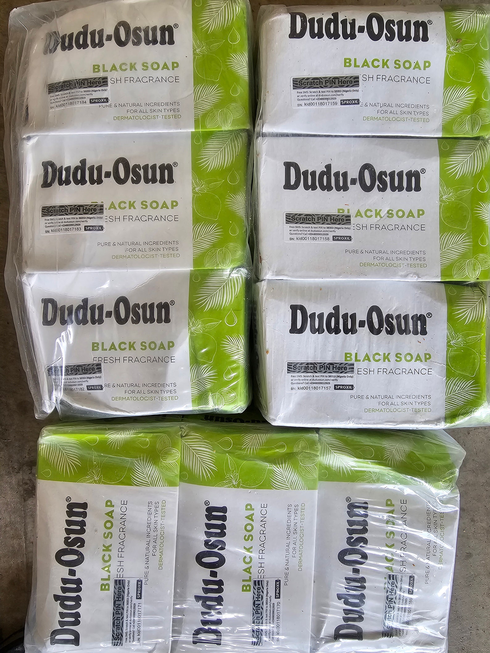 Dudu Osun Raw African Black Soap Natural Anti-acne Fungus Eczema ...