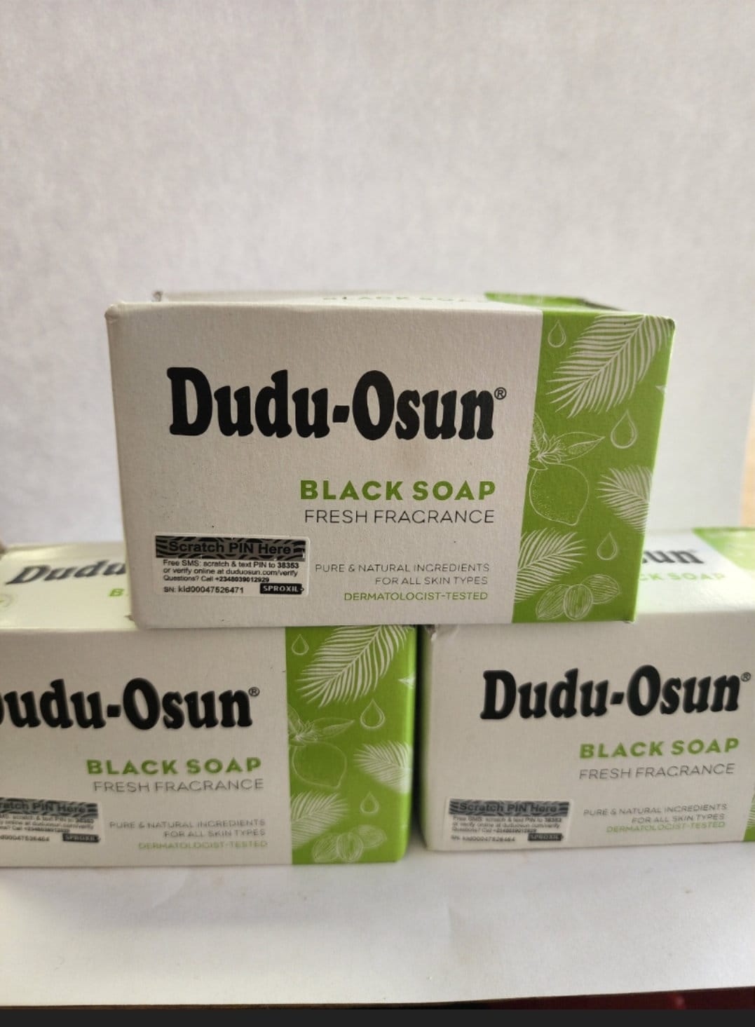 Dudu Osun Raw African Black Soap Natural Anti-acne Fungus Eczema ...