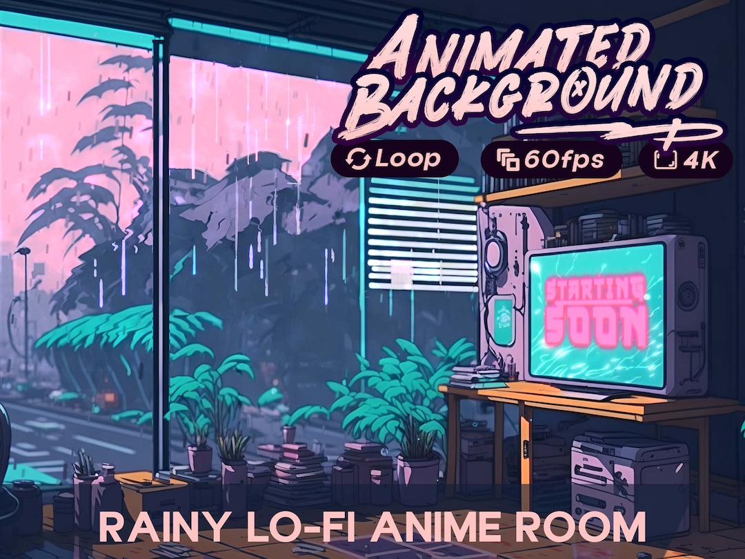 Stream Starting Soon Screen / Twitch Overlay / Vtuber Background/ Cozy ...