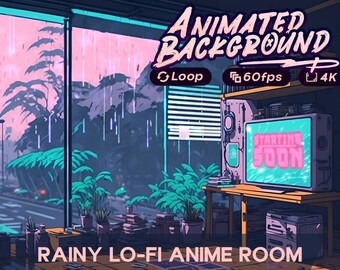 Stream Starting Soon Screen / Twitch Stream Overlay / Vtuber - Etsy