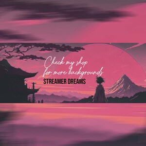 Stream Starting Soon Screen / Twitch Overlay / Vtuber Background/ Pixel ...