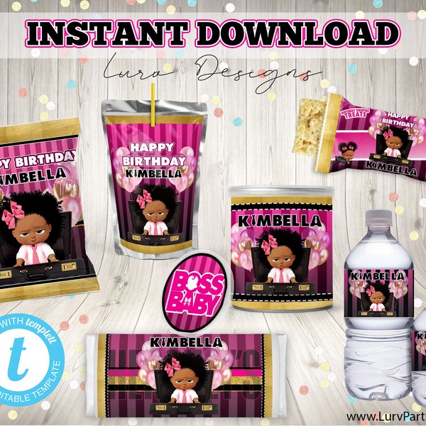 Boss Baby Girl Party Decorations - Etsy