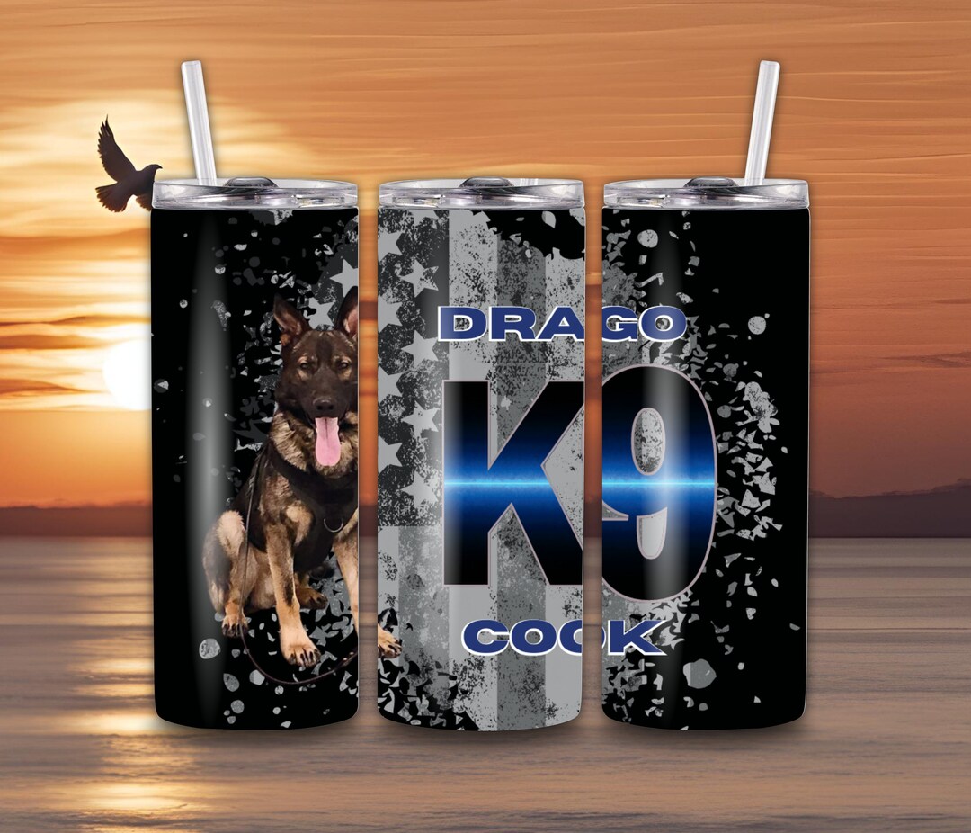 Custom K9 Tumbler: Law Enforcement Police Dog Gift - Etsy