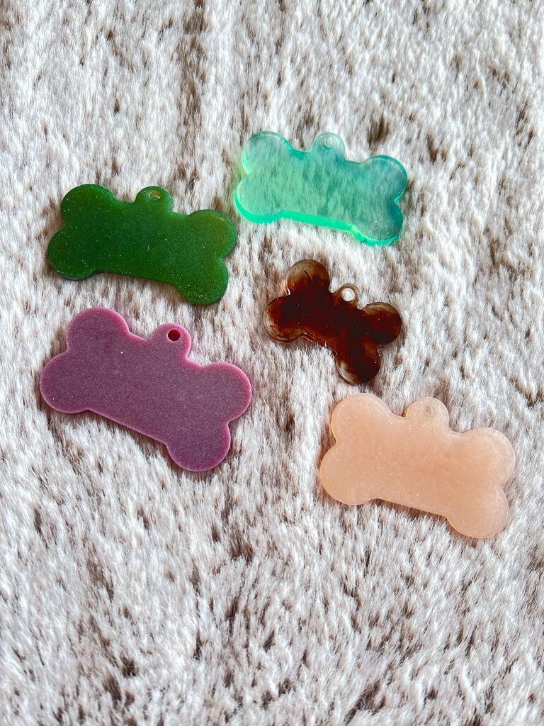 Dog Tags Made of Epoxy Resin - Etsy