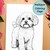 Samoyed | Dog | Coloring Page | Pet Portrait | Printable Coloring Page ...