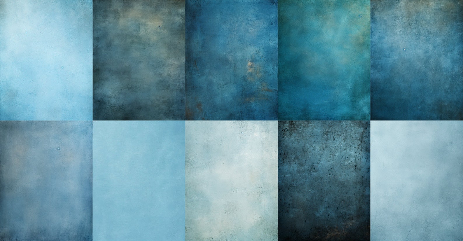 20 Blue Old Master Backgrounds, Vintage, Photography Digital Backdrop ...