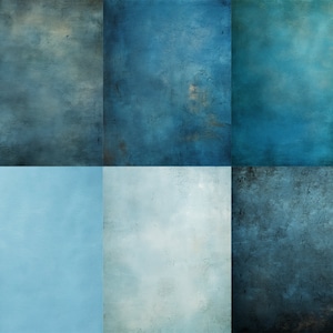 20 Blue Old Master Backgrounds, Vintage, Photography Digital Backdrop ...